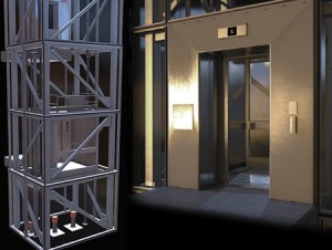 Moving Elevator System (Fully functional) : Down3Dmodels